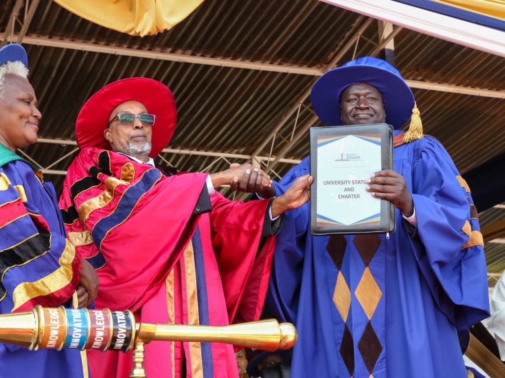 Prof. Thomas K. Cheruiyot installed University of Eldoret’s 2nd Vice ...