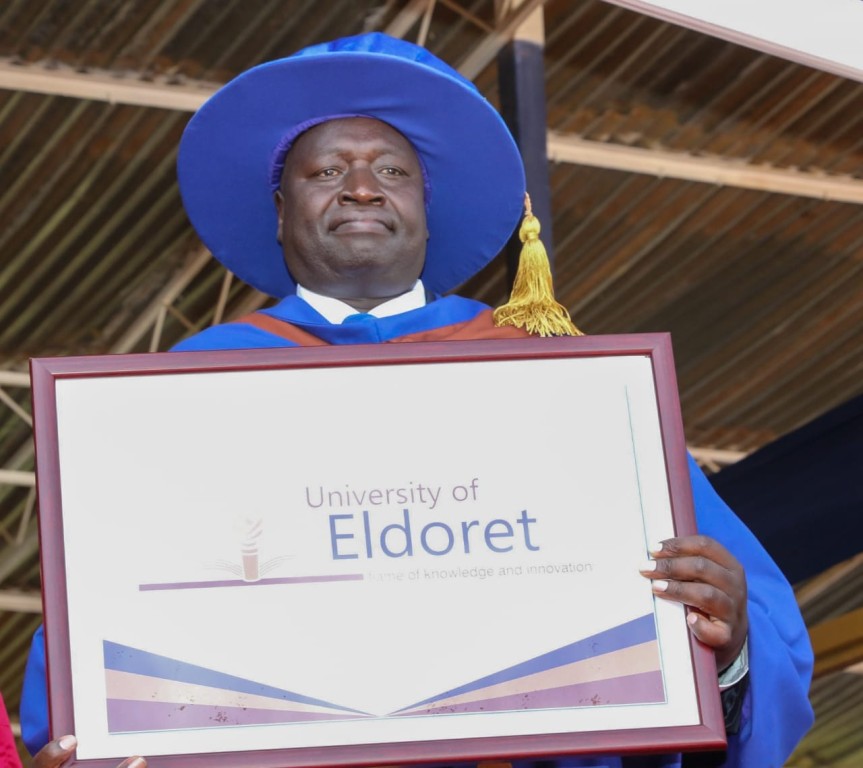 Prof. Thomas K. Cheruiyot installed University of Eldoret’s 2nd Vice ...